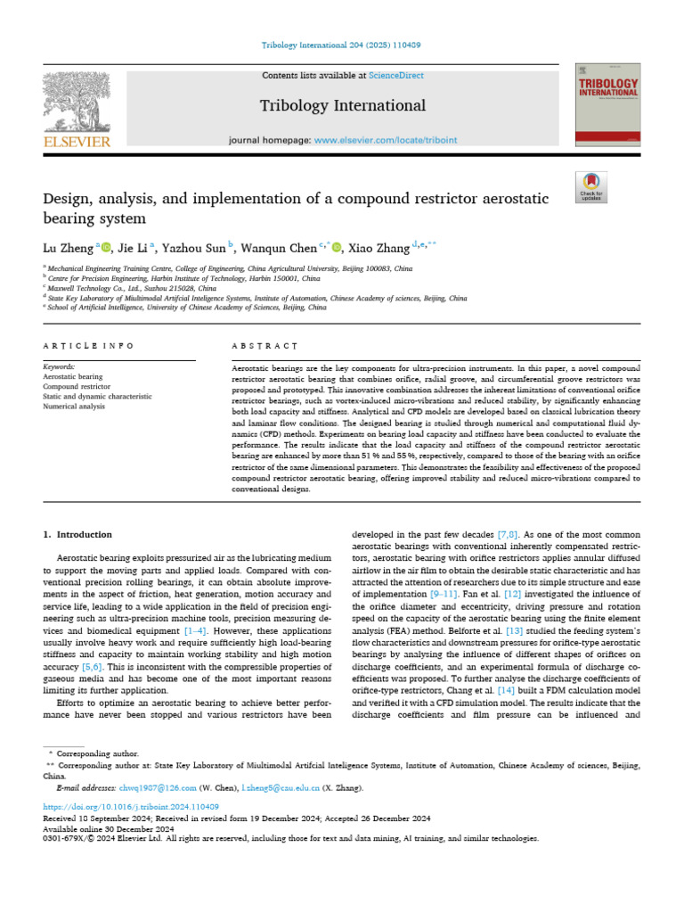 Design, Analysis, and Implementation of A Compound Restrictor ...