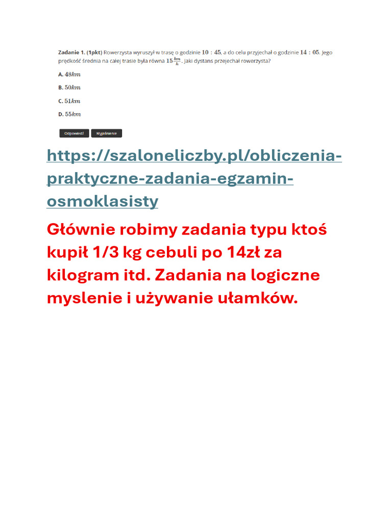 Obliczenia Praktyczne | PDF