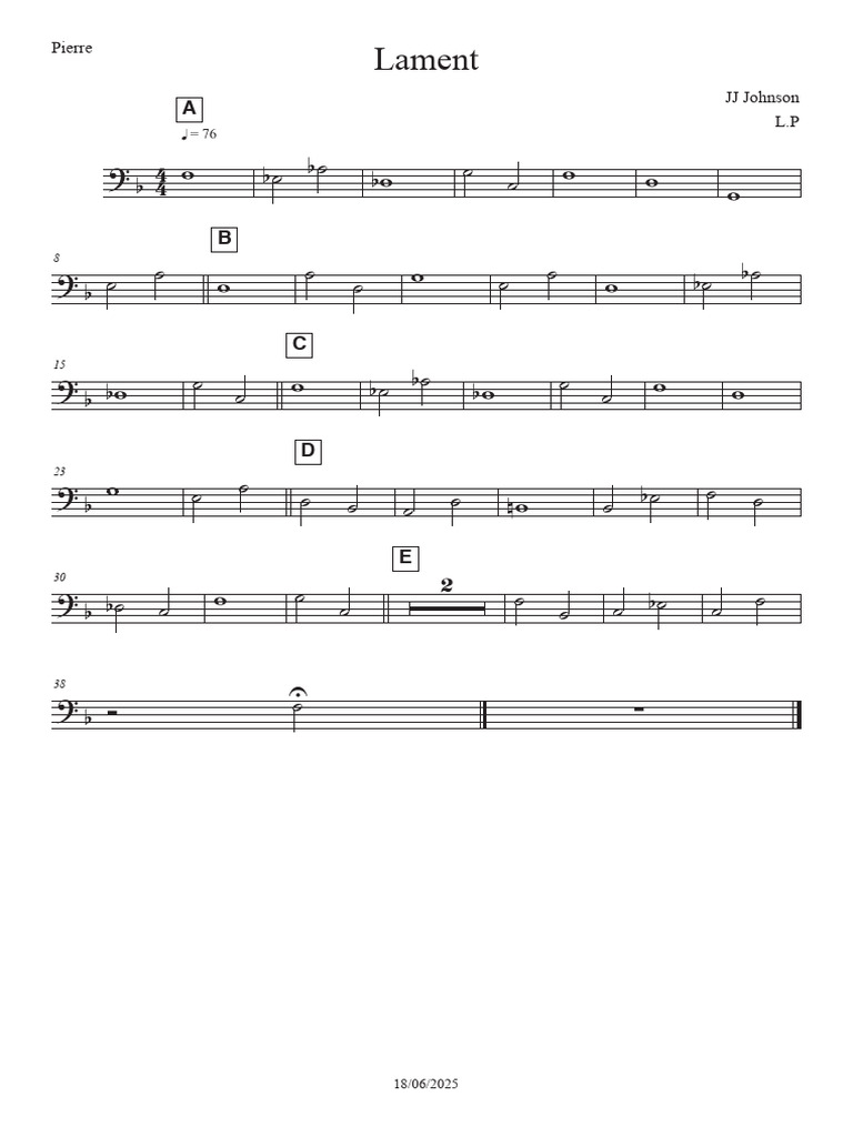 Lament Cuivres BLP Bak - Part 5.musx-1 | PDF