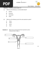 Grade 6 PSAC Exam Paper 2021-2022 | PDF | Earth Sciences | Nature