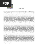 Comprehension Questions - Terry Fox | PDF