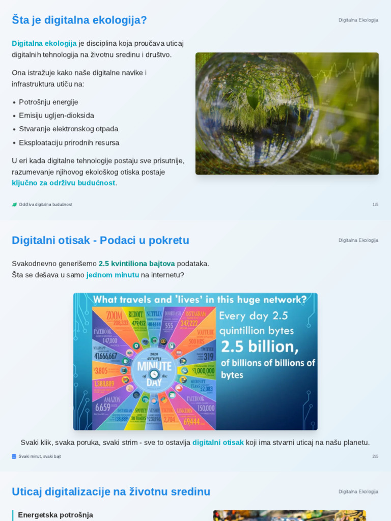 Digitalna Ekologija | PDF