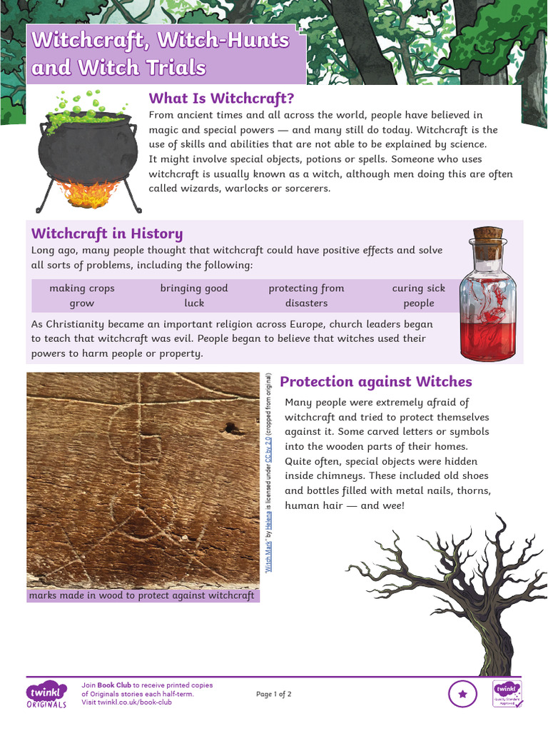 T e 1690871523 Witchcraft Witch Hunts and Witch Trials Upper Ks2 Non ...