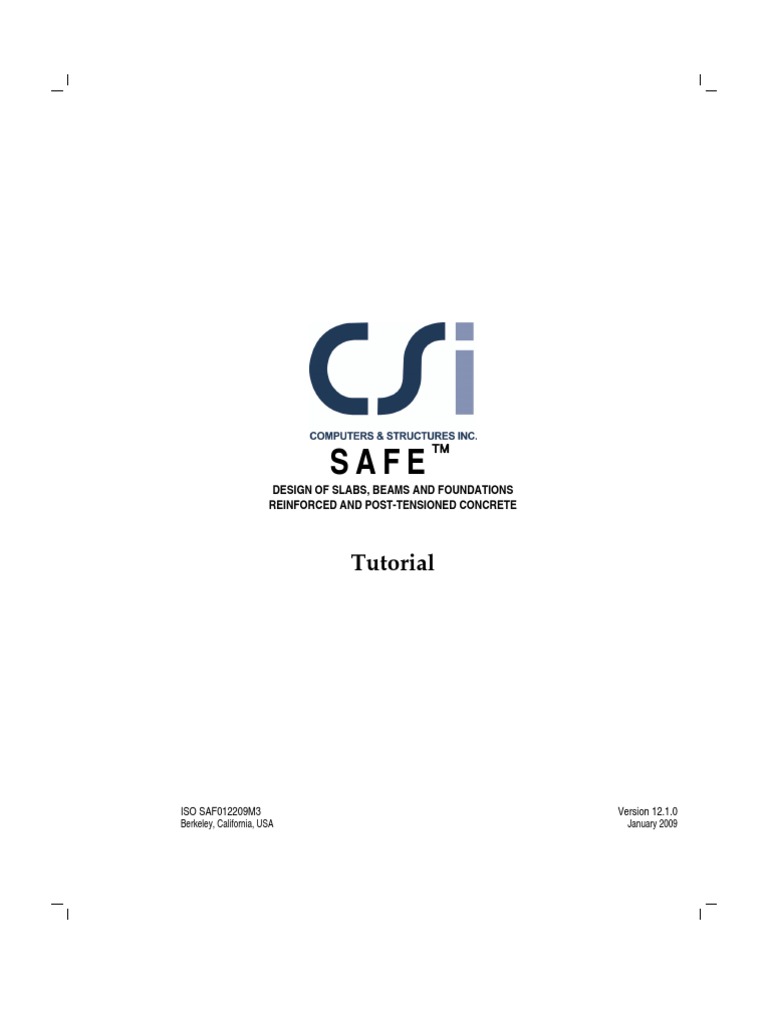 SAFE Tutorial | PDF | Menu (Computing) | Button (Computing)