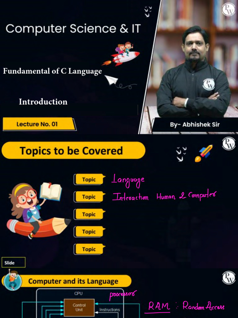 Introduction 01 - Class Notes | PDF