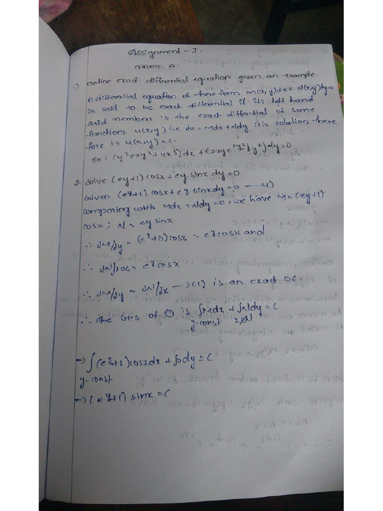 Maths Assignment 1 | PDF