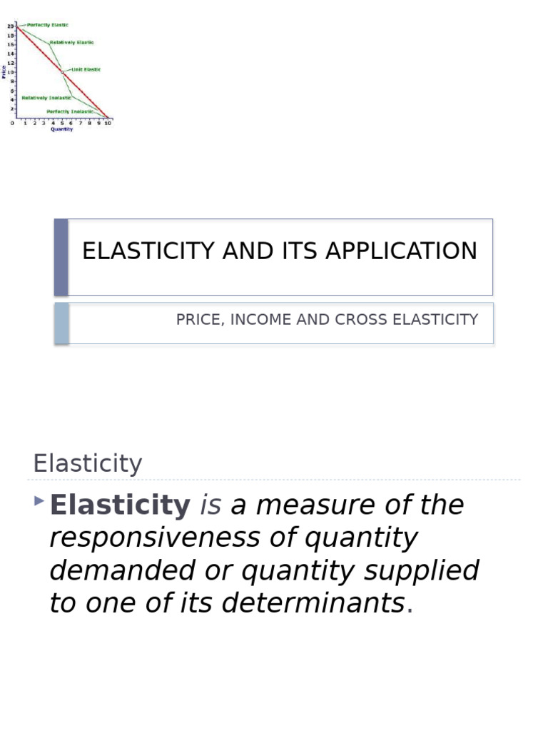 Elasticity of Demand and Supply | PDF | Elasticity (Economics) | Demand