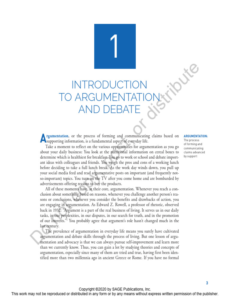 Intro To Argumentation and Debate | PDF | Critical Thinking ...