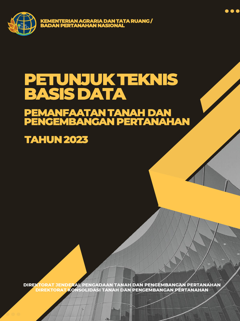 Petunjuk Teknis Pemanfaatan Tanah 2023 | PDF