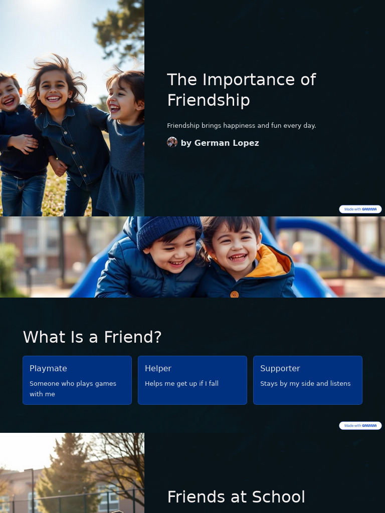 The Importance of Friendship | PDF