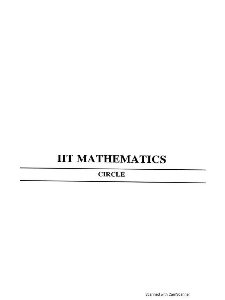 Circle Sheet | PDF