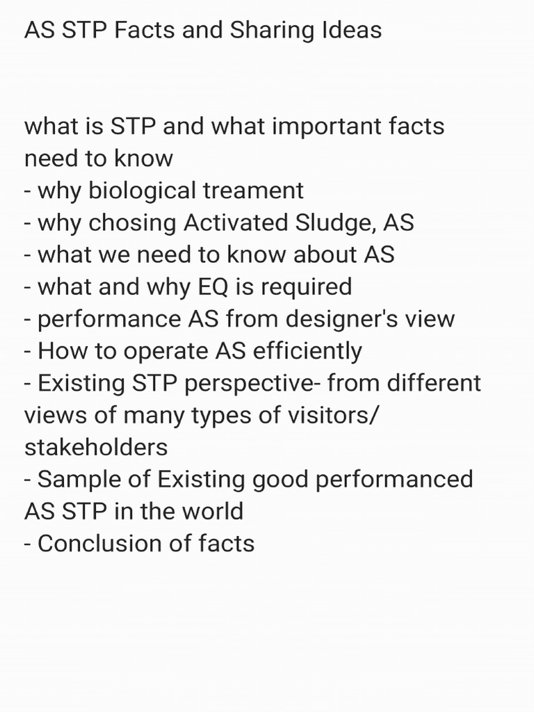 STP Facts - Sharing Simple Ideas1 | PDF