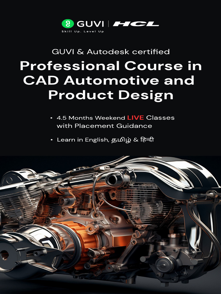 CAD Automotive and Product Design Course Syllabus | PDF