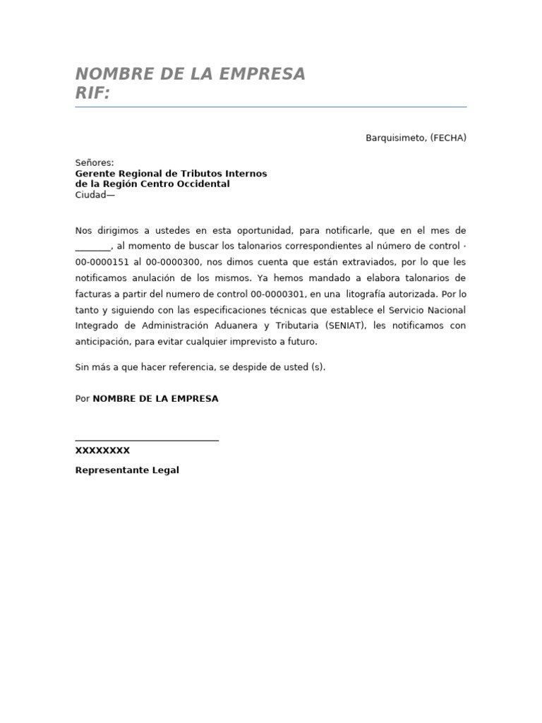 Anulacion Por Extravio | PDF