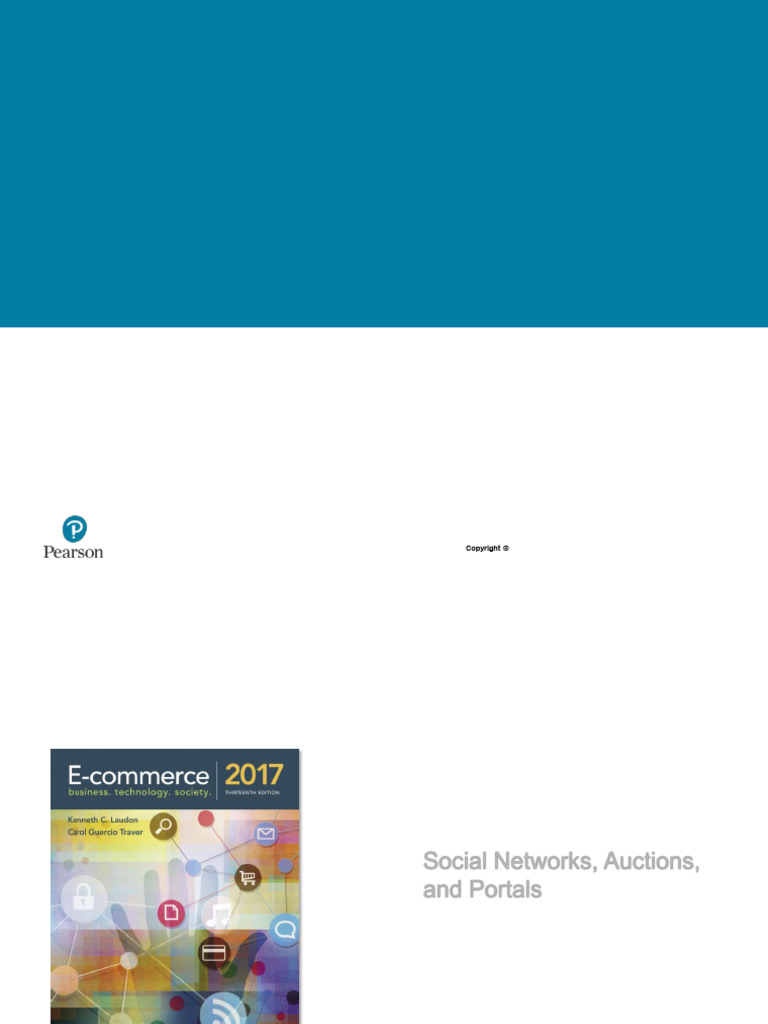 الملزمة الحادي عشر ( (Social Networks, Auctions, And Portals) ) Laudon ...