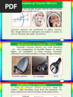 Uses of Concave and Convex Mirrors Class 10 | PDF | Mirror | Electromagnetic Spectrum