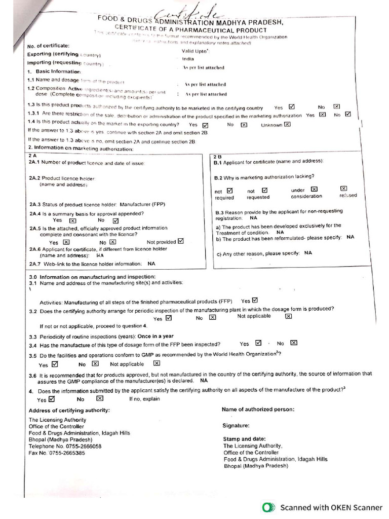 Copp Certificate Compressed | PDF