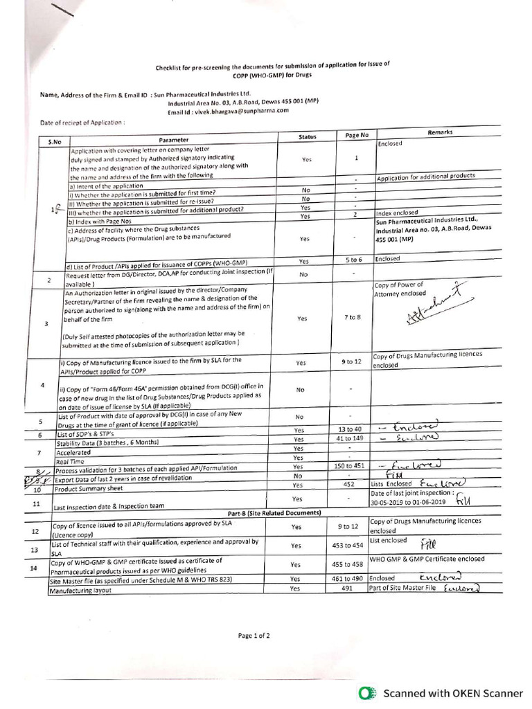 Copp App Form - Compressed | PDF