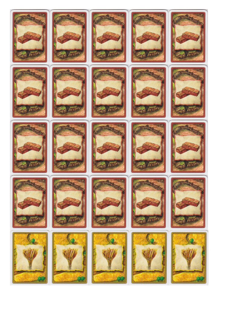Catan Cards | PDF