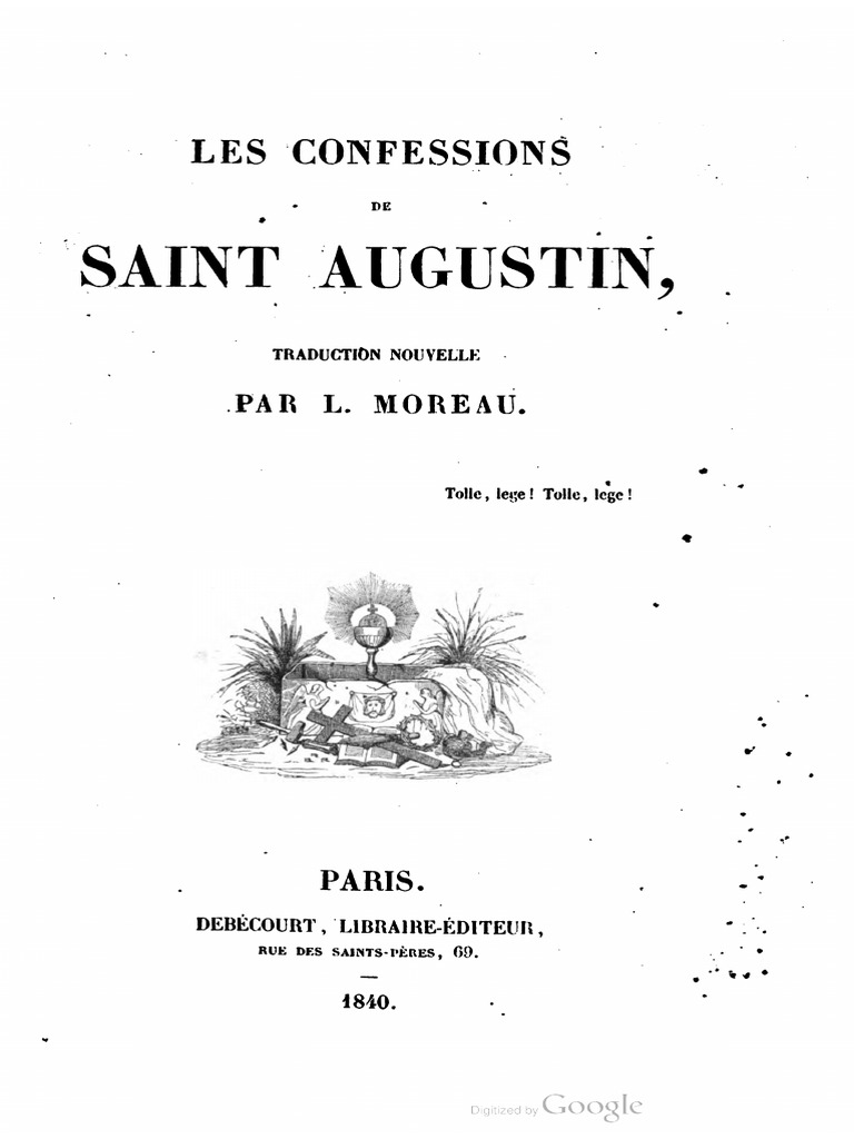 Les Confessions de Saint Augustin | PDF