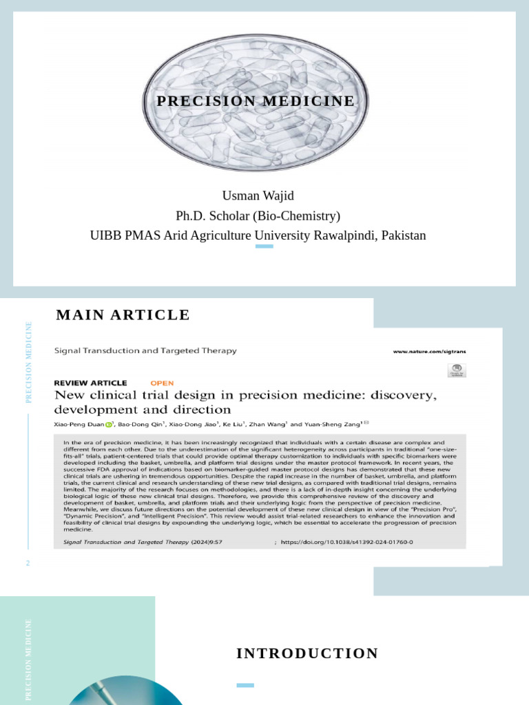 Precision Medicine: Tailored Treatments | PDF | Personalized Medicine ...
