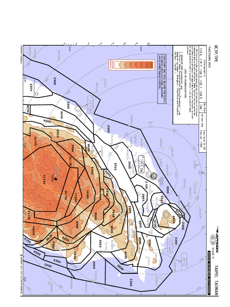 RCTP jeppesen台北桃园 | PDF | Air Traffic Control | Aerospace Engineering