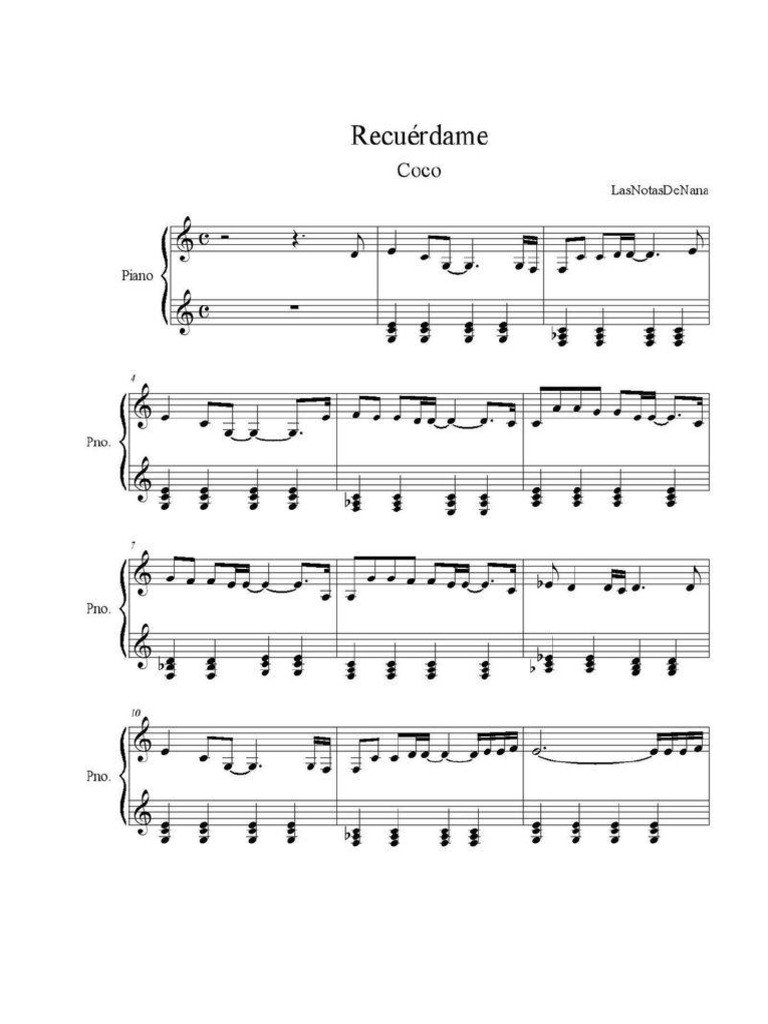 Ricordami Coco | PDF