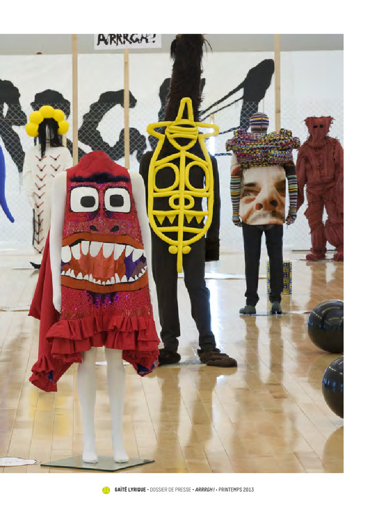 ARRRGH! Monsters in Fashion Exhibition | PDF