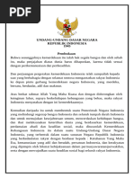 Teks Pembukaan UUD 1945 | PDF
