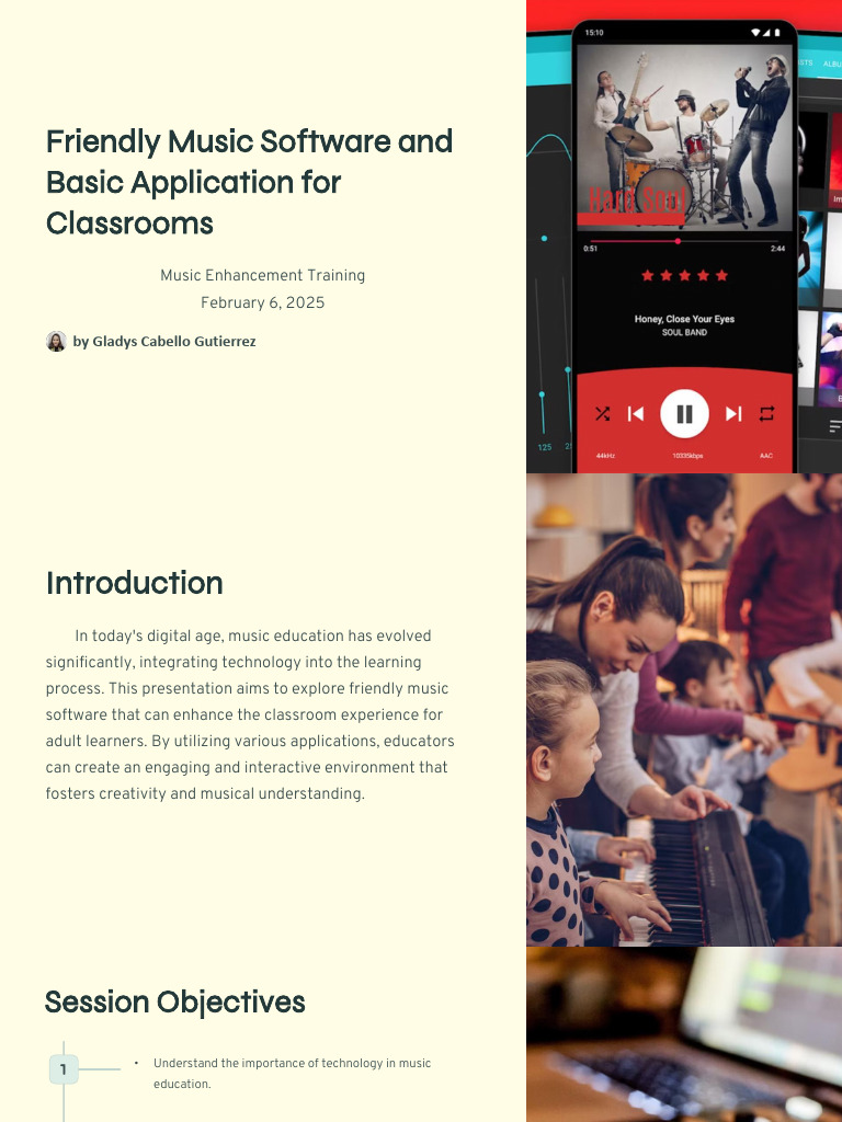 Friendly Music Software and Basic Application For Classrooms | PDF ...