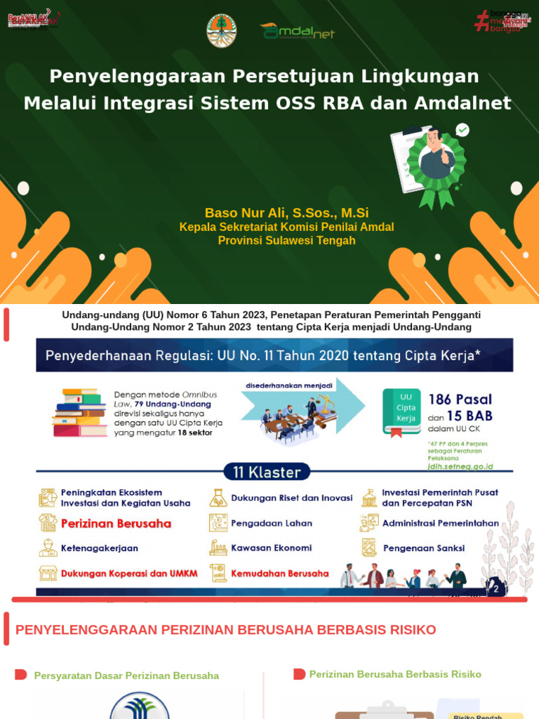Integrasi Amdalnet dan OSS RBA | PDF