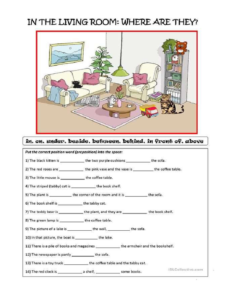 Prepositions of Place | PDF