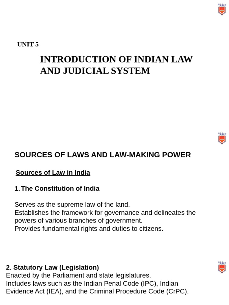 Indian Law and Judicial System Overview | PDF | Certiorari | Supreme Courts