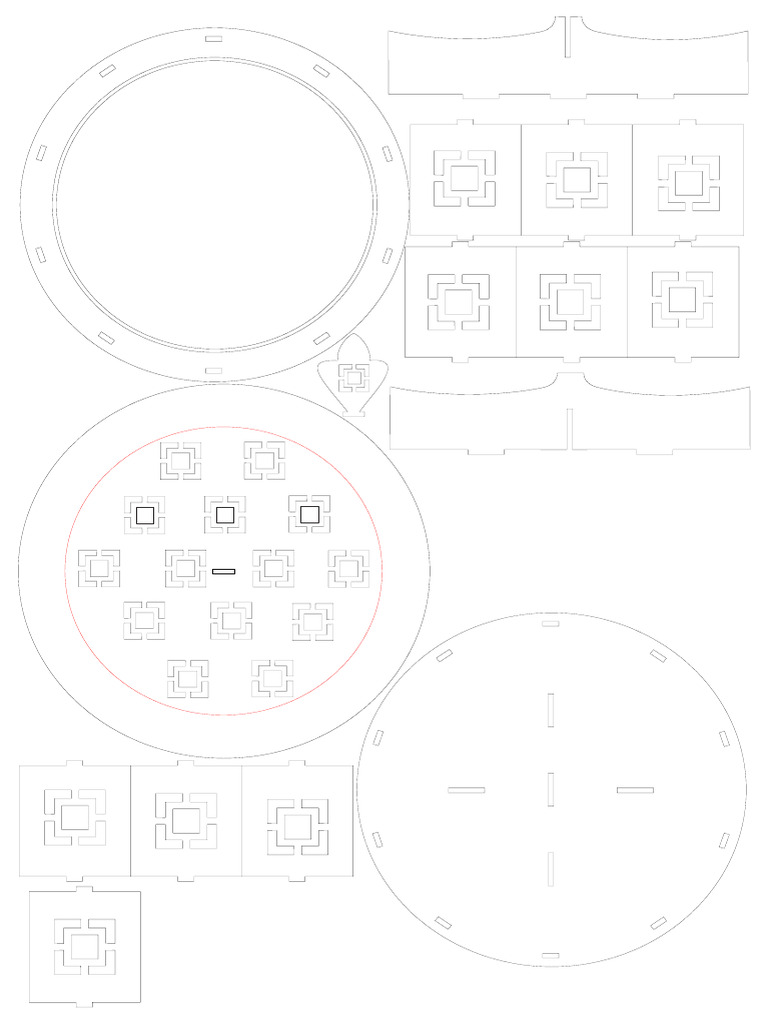 Round Compartment Box With Lid | PDF