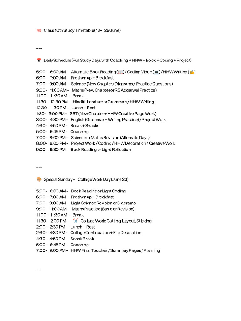Class 10 TH Study T | PDF