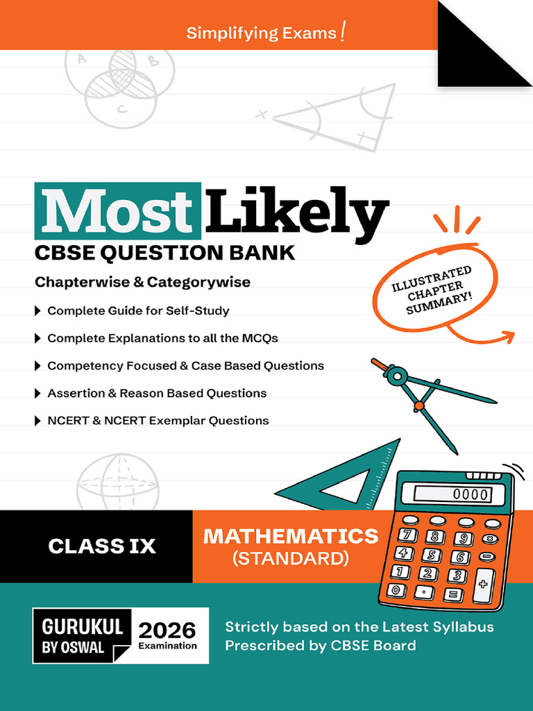 CBSE Class 9 Mathematics Question Bank | PDF | Line (Geometry) | Polynomial