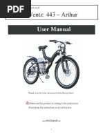 Genze E101 User Manual | PDF | Battery Charger | Wheeled Vehicles