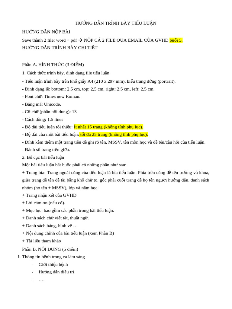 DLS2 - Huong Dan Lam Tieu Luan | PDF