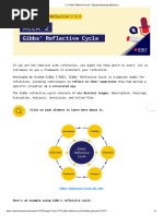 Gibbs - Reflective Cycle Template | PDF