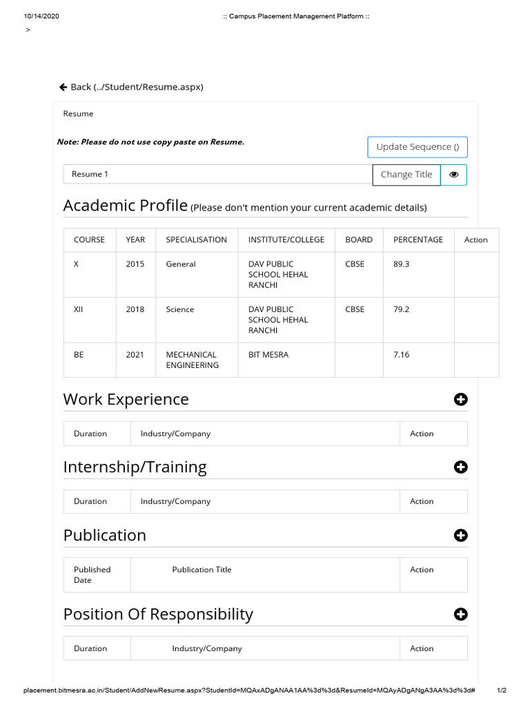 Campus Placement Management Platform - 12 | PDF | Linguistics