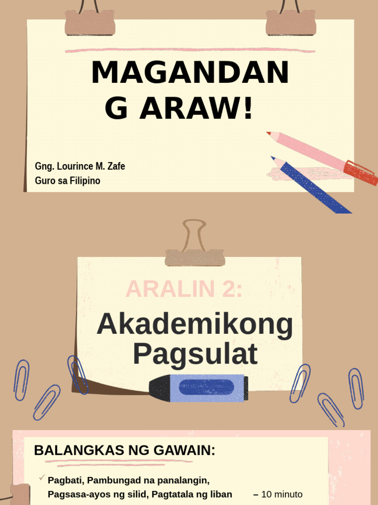 1.2 Akademikong Pagsulat | PDF