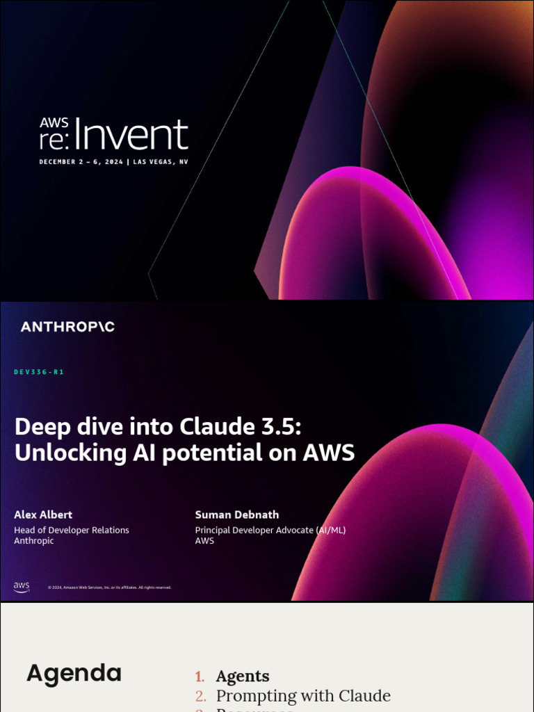 Deep Dive Into Claude 35: Unlocking AI Potential On AWS | PDF | Computing | Computer Programming