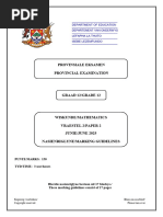 Maths p2 Memo Gr12 Sept 2025 E+a - Watermark | PDF | Mathematics