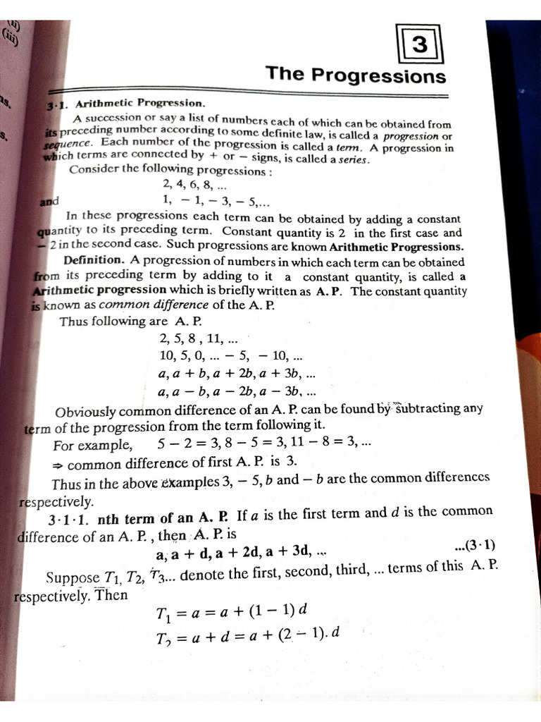 Business Mathematics - Progression | PDF