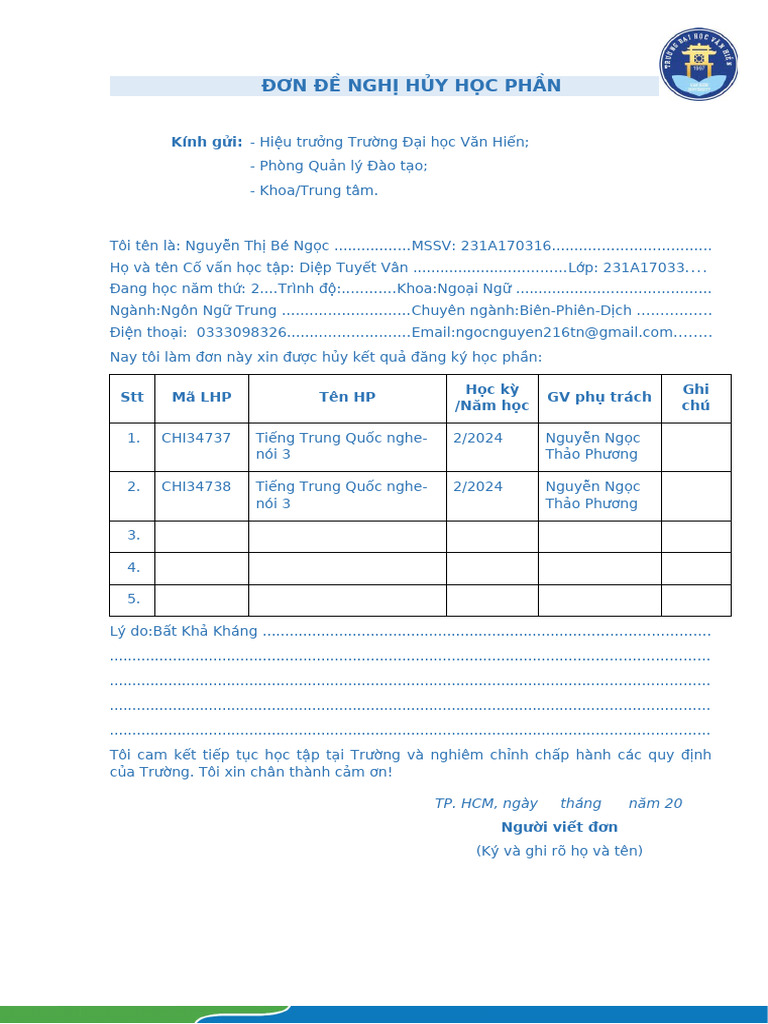 2024 QLDT HuyHocPhan | PDF