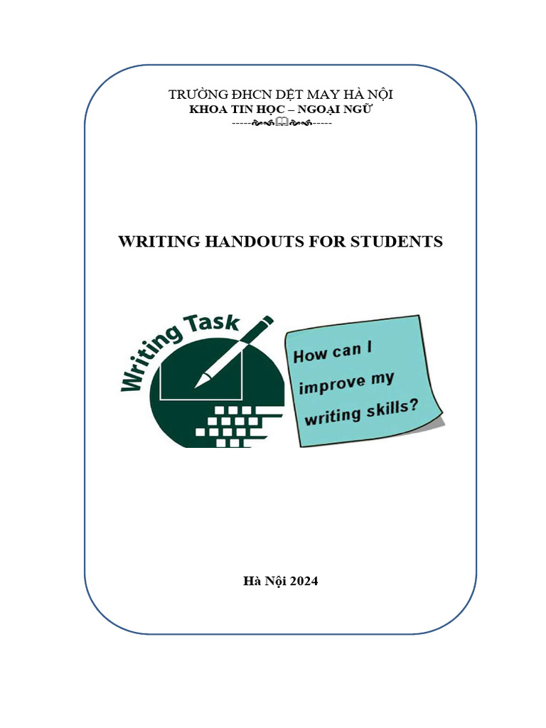 Writing A1 Handouts 2024 | PDF