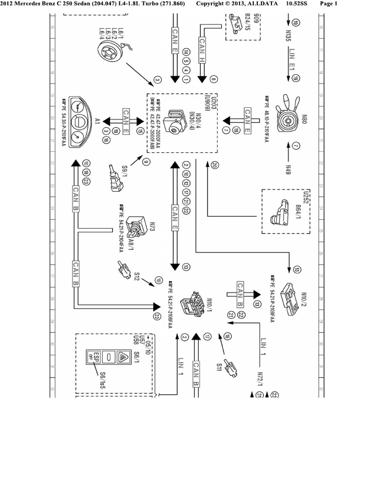 ABS2 Mersedes W204 | PDF