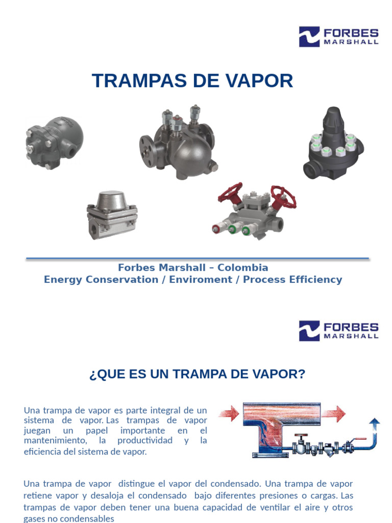 Trampas de Vapor: Tipos y Ventajas | PDF | Vapor | Vapor