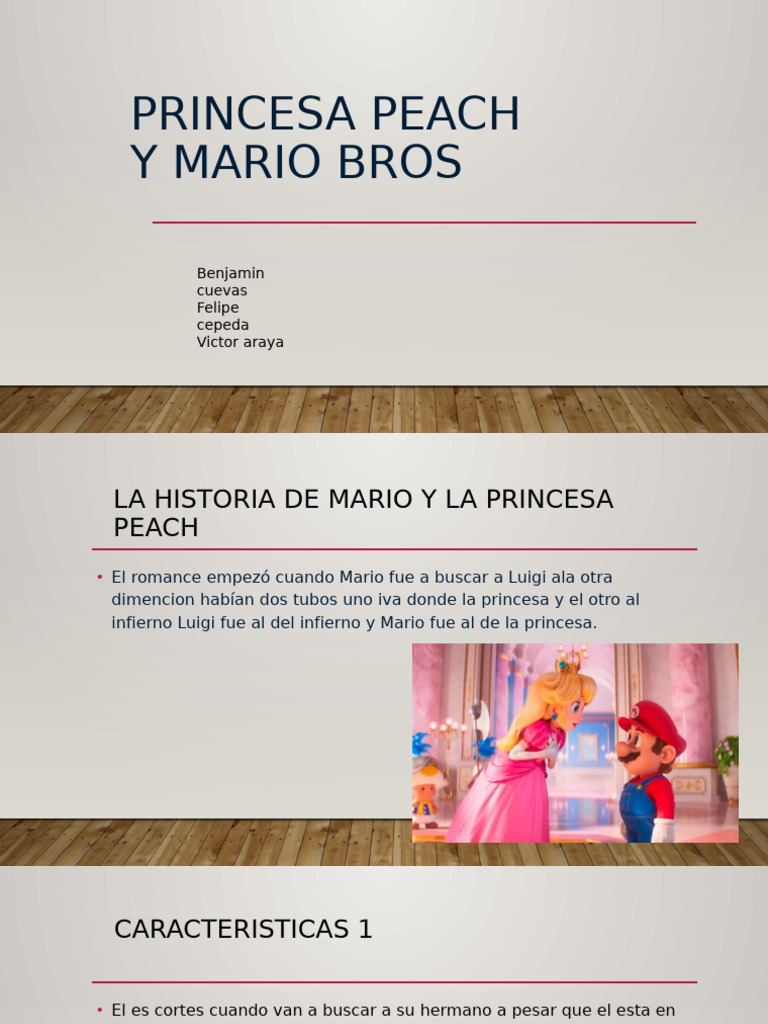Princesa Peach y Mario Bros | PDF