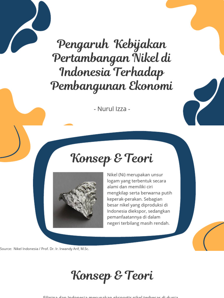 Pengaruh Tambang Nikel Terhadap Perekonomian Indonesia | PDF